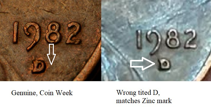 7 types of 1982 cents and one get-rich-quick transitional error. How to ...